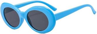 Generic Lunettes De Soleil À Petite Monture For Femmes En Plein Air Décoratives For Hommes Déplacement(Blue)