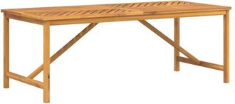 vidaXL Table &agrave; manger de jardin 200x90x74 cm bois dacacia solide vidaXL