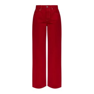 Ami Femme, Jeans, Rouge, Taille: W26 Jean Droit