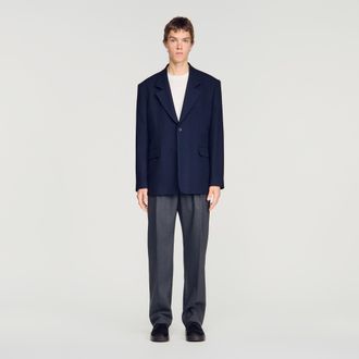 Sandro Veste oversize en laine vierge