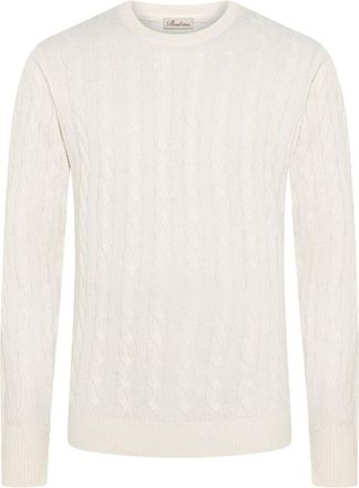 Stenstr&ouml;ms Rundhalspullover aus Kaschmir mit Zopfstrickmuster in