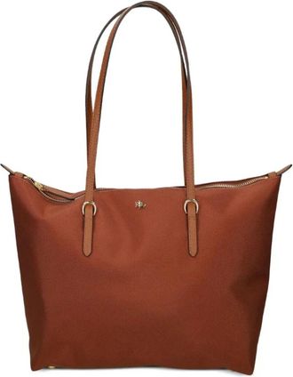 Ralph Lauren Femme, Sacs, Brun, Taille: ONE Size Keaton 26 Tote Medium