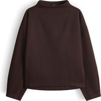 OPUS Damen Sweatshirt | GARIANE Loose weiches Sweatshirt mit variablen &Auml;rmeldesign Coffee Bean, 40