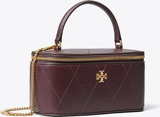 Tory Burch Gesteppte Charlie Kosmetiktasche