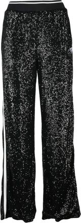 Guess Femme, Pantalons, Noir, Taille: 40 FR Tuta Total Strass Straight Pantalons