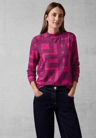 Cecil Langarmshirt mit Stehkragen