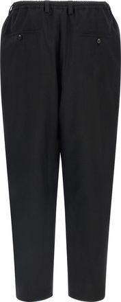 Marni Tapered Virgin Wool Trousers - Black