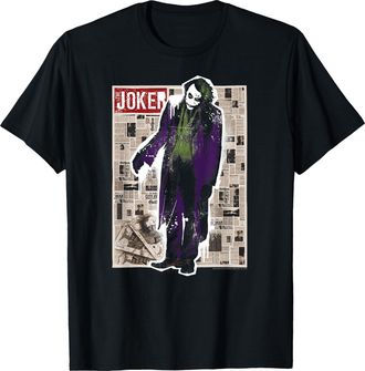 DC Comics Batman Dark Knight Joker Funny Pages T-Shirt