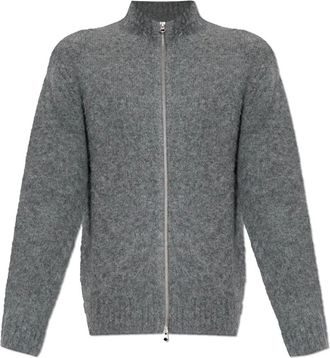 Samsøe & Samsøe Homme, Pulls, Gris, Taille: XL Sajean Zip Cardigan
