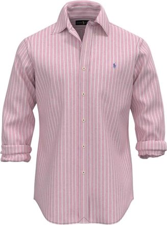 Polo Ralph Lauren Homme, Chemises, Rose, Taille: 2XL Chemise Ray&eacute;e en Lin
