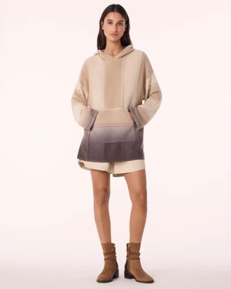 Kujten Poncho cachemire oversize tie & dye, 4 fils - Poncho Baja Dye