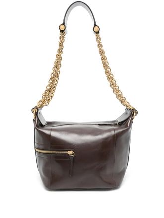 Chlo&eacute; sac port&eacute; &eacute;paule Camera Chain - Marron