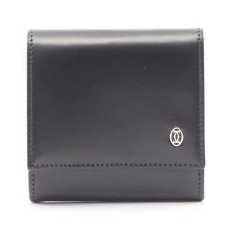 Cartier Pre-owned Leder Portemonnaie - - Pre-owned - Damen - Schwarzk - ONE SIZE