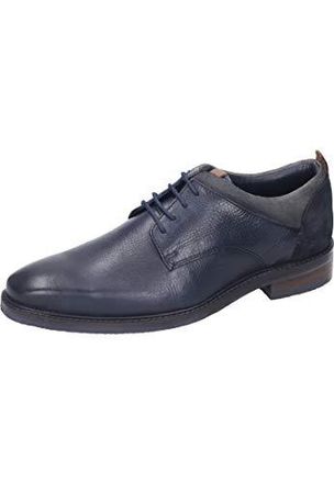 Dr. Brinkmann Manitu Chaussures à Lacets pour Homme Plat Oxford, Bleu, 41 EU