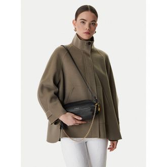 Coccinelle Handtasche Coccinelle U4Q Coccinelle Roll Plisse E1 U4Q 15 02 01 Schwarz