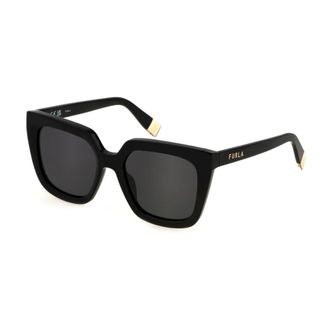Furla Sonnenbrille Sfu776 Schwarz 0700 - - Accessories - Damen - Schwarzk - 53 MM