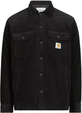 Carhartt Work in Progress Jacke mit Cordfutter in Schwarz