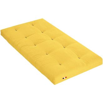 TERRE DE NUIT Terre De Nuit - Matelas futon ocre coeur en latex 90x200