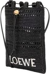 Loewe Pochette Drawstring en raphia