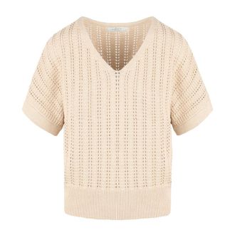 H&eacute;st H&eacute;st, Damen, Strickwaren, Beige, XSGr&ouml;&szlig;e