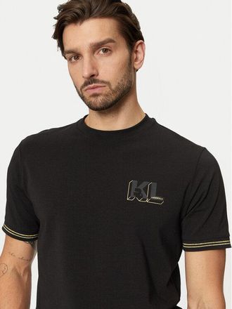 Karl Lagerfeld T-Shirt 755463 551235 Schwarz Regular Fit