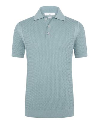 Daniele Fiesoli Leichtes Poloshirt aus edler Giza-Baumwolle in