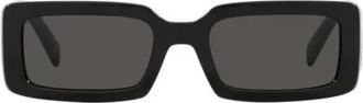 Dolce & Gabbana Femme, Accessoires, Noir, Taille: 53 MM Rectangle Lunettes de soleil
