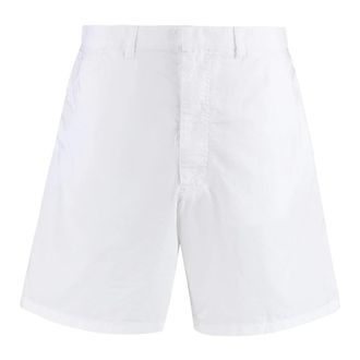 Prada Baumwollbermudas - - Shorts - Herren - Wei&szlig; - L