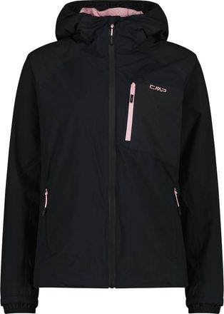 F.lli Campagnolo WOMAN JACKET FIX HOOD NERO-ANTRACITE - 46