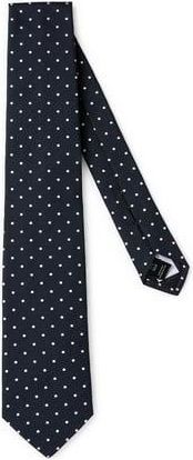 Au Printemps Paris Cravet en soie à pois