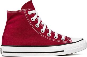 Converse Sneakers aus Stoff All Star Hi Maroon M9613 Dunkelrot