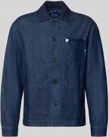 Scotch & Soda Regular Fit Hemdjacke in Denim-Optik