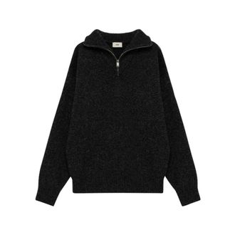 Autry Schwarzer LKW-Fahrer Stil Pullover - - Knitwear - Herren - Schwarzk - M