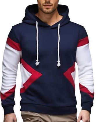 Generic Sweat &agrave; capuche uni l&eacute;ger pour homme, printemps et automne, nouveau pull d&eacute;contract&eacute; confortable pour le sport, v&ecirc;tements pour entra&icirc;nement int&eacute;rieur 