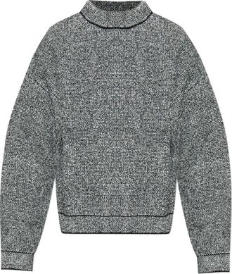 Jacquemus pull à col montant - Gris