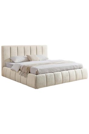 Boxxx Polsterbett, Beige, Holz, Pappel, massiv, 140x200 cm, Stoffauswahl, in verschiedenen Gr&ouml;&szlig;en erh&auml;ltlich, Schlafzimmer, Betten, Polsterbetten