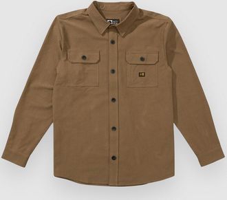 Salty Crew Mariners Over Hemd dark brown