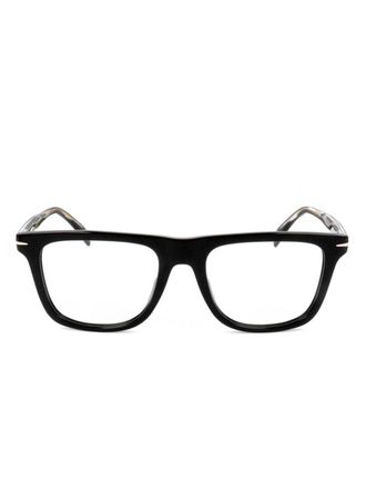 Eyewear by David Beckham lunettes de vue &agrave; monture rectangulaire - Noir