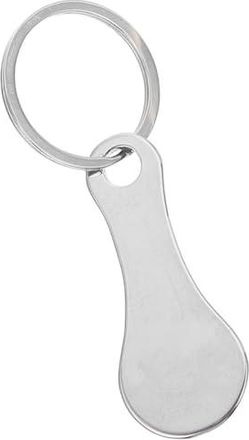 UPKOCH Porte-Cl&eacute;s Jeton pour Chariot de Courses en Acier Inoxydable Accessoire Shopping Portable 1 Pi&egrave;ce Pendentif DAchat Pratique pour Supermarch&eacute; Usage Quo