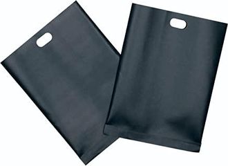 KitchenCraft Toastbrotbeutel, Doppelpack, spülmaschinenfeste, wiederverwendbare und einfrierbare Toastbrotbeutel, 20,5 x 14,5cm, 300 Beutel