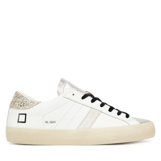 D.A.T.E. Sneakers D.A.T.E. Hill Low Shiny W431-HL-SH Wei&szlig;