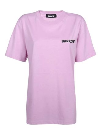 Barrow t-shirt en coton à logo imprimé - Violet