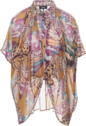 Dixie Femme, Blouses et Chemises, Brun, Taille: 38 FR Tunique sans Manches