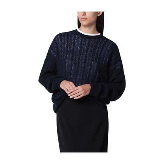 Lisa Yang Amabel Pull - Femme - Pulls - Bleu - Taille: 36 FR
