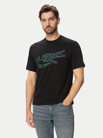Lacoste T-Shirt TH9990 Schwarz Classic Fit