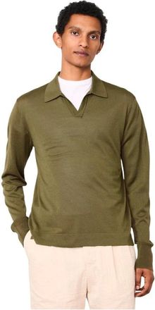 Officine G&eacute;n&eacute;rale Homme, Pulls, Vert, Taille: L Polo OFF E26
