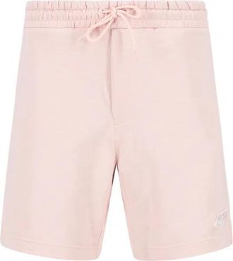 Boss Orange by Hugo Boss BOSS Orange Herren Sweatshorts rosa Baumwoll-Stretch