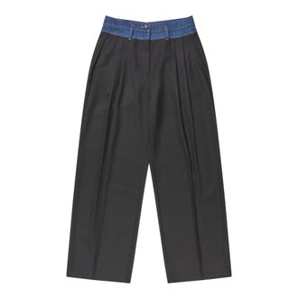 Munthe Laith Pants - Femme - Pantalons - Noir - Taille: 46 FR