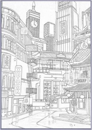 Generic Beleuchtende Malerei - Wandbeleuchtung Stadtansicht Farbwechsel mit 3 Modi | City Nacht Blick Bild f&uuml;r Wohnzimmer, Schlafzimmer, Arbeitszimmer, Kinder