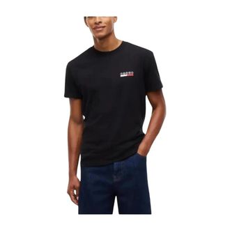 Tommy Hilfiger Regular Classic Tee - - Tops - Herren - Schwarzk - M